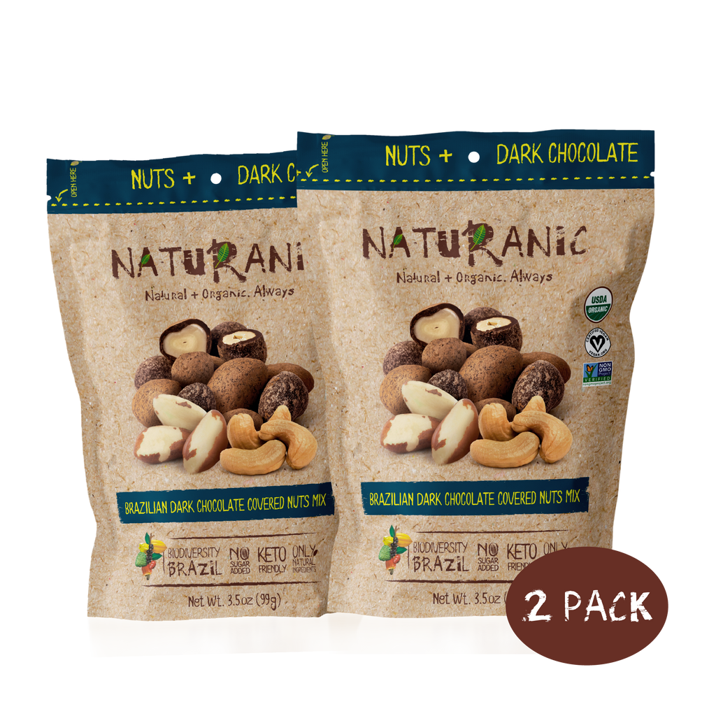 Brazilian Chocolate Covered Nuts Mix – Naturanic